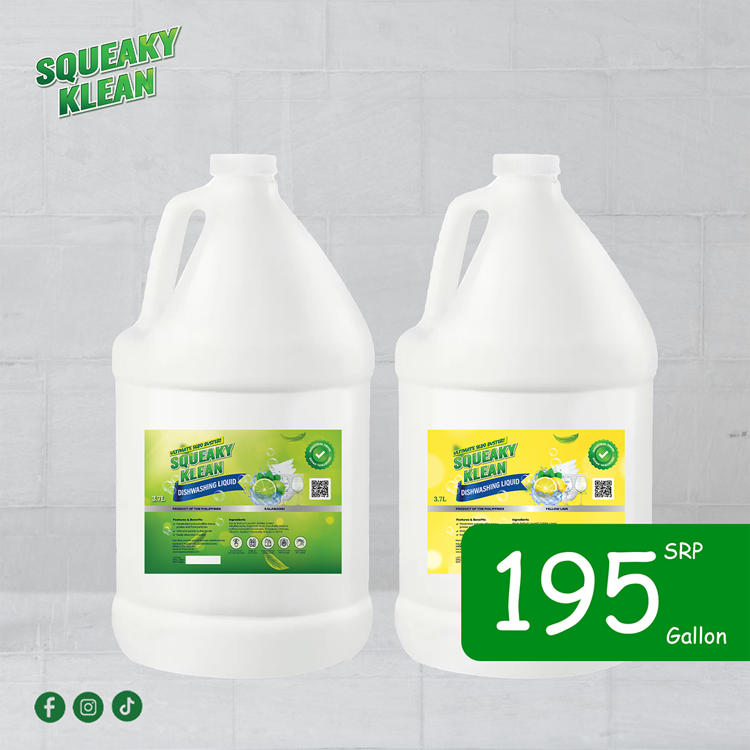 Squeaky Klean Dishwashing Liquid 1Gallon | Shopee Philippines