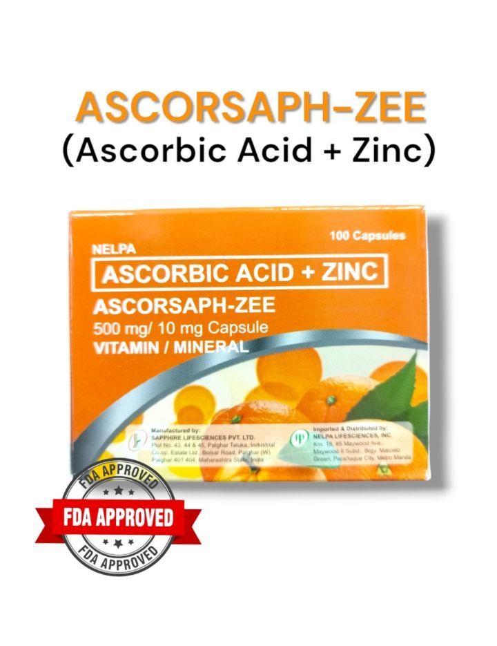 Sodium Ascorbate + Zinc IMMUMAX, ASCORSAPH ZEE, PROTEC-ZINC (100 's/box ...