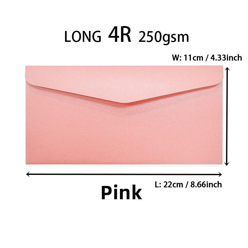 Thick Money Envelope For Wedding Long Envelope Black White Pink Blue ...