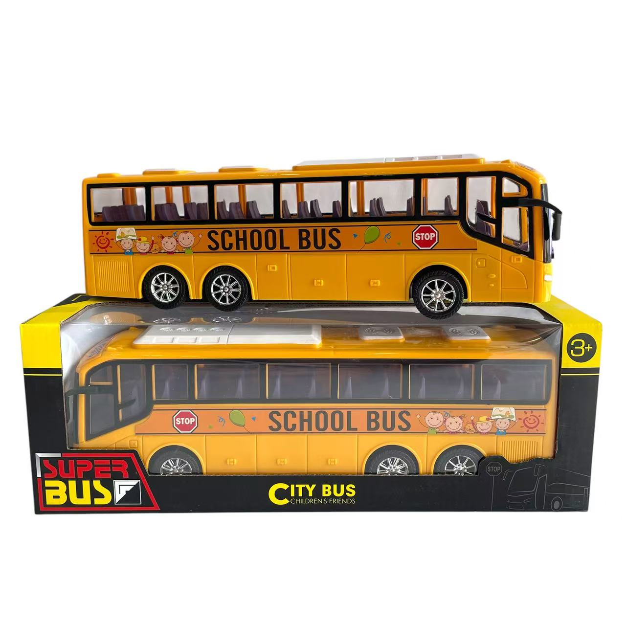 The Fun School Bus Full Back Cars Toys For Kids | Shopee Philippines