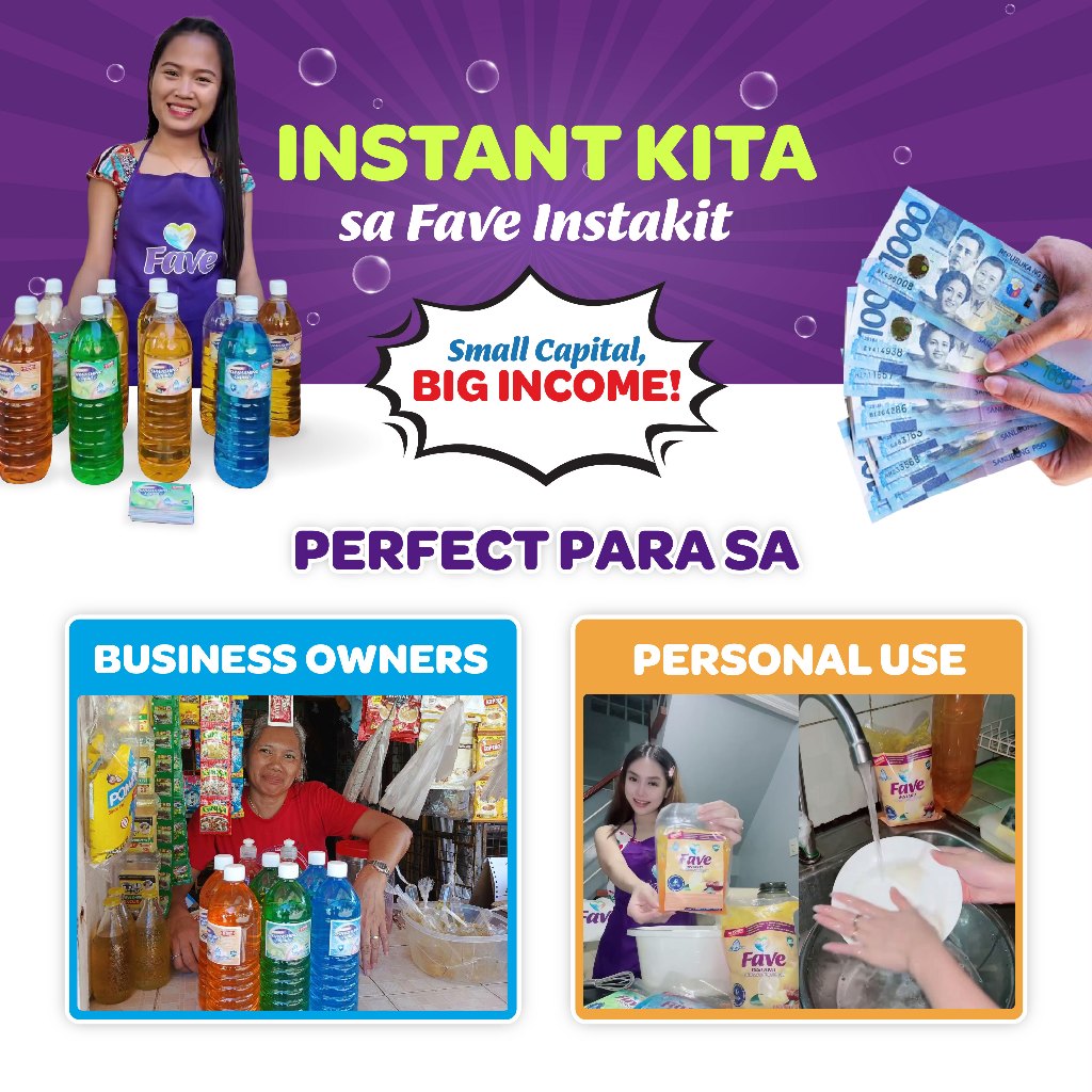 FAVE ORIGINAL premium dishwashing liquid just add water for 2L-15L ...