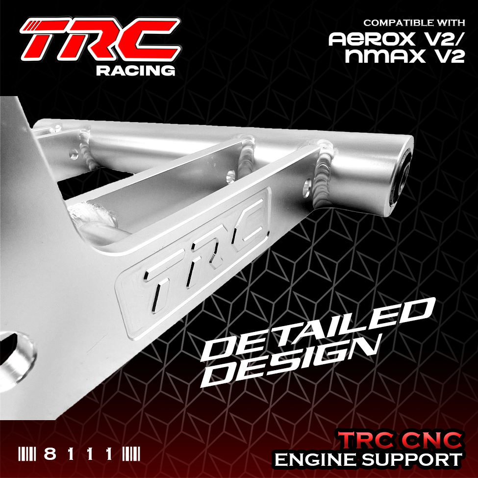 TRC RACING CNC ENGINE SUPPORT PLUS 2 for AEROX V2/NMAX V2 8111 | Shopee ...