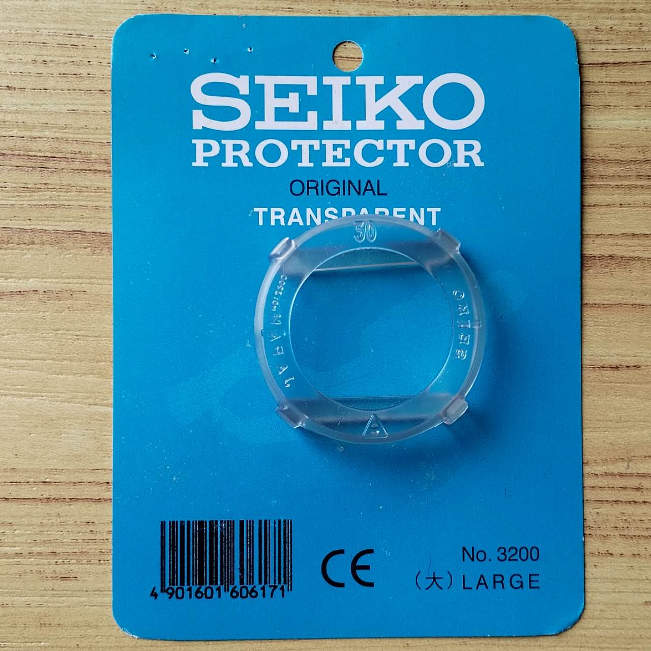 Seiko Divers Protector Original Transparent / Black Color Medium and ...