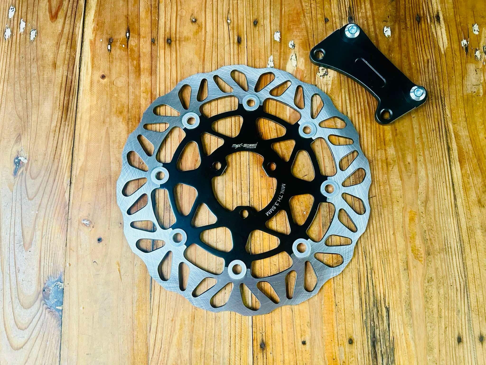 Max Speed Lighten Disc 260MM 3HOLES w/ BRACKET MIOi125 /MIOGEAR /M3 ...