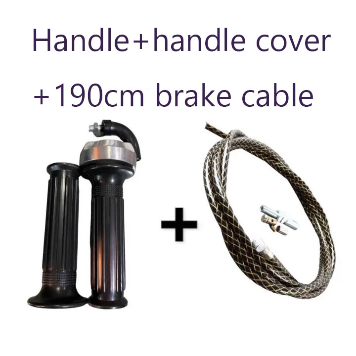 XAUTO Universal Motorcycle Mini Quick Throttle Handle Grip 190cm Brake ...