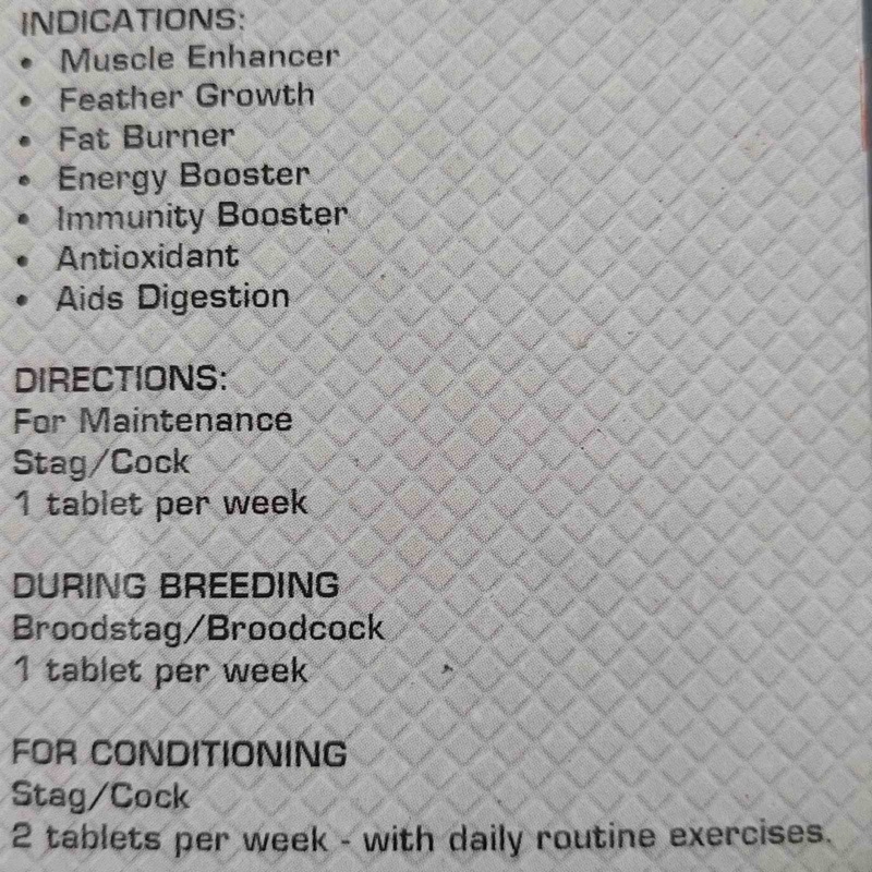 EL TORO MUSCLE ENHANCER VITAMINS (SOLD PER 10 TABLETS OR ISANG BANIG ...