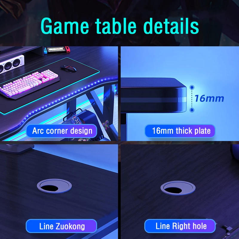 Gaming Table Computer Table for Desktop Multifunctional Modern Home ...