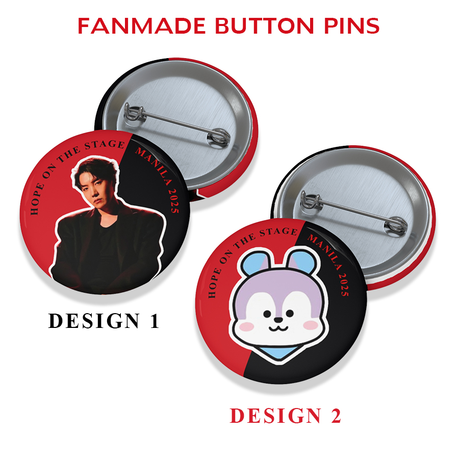 Jhope - Hope on the Stage Concert in Manila Fanmade Ticket, Pins ...