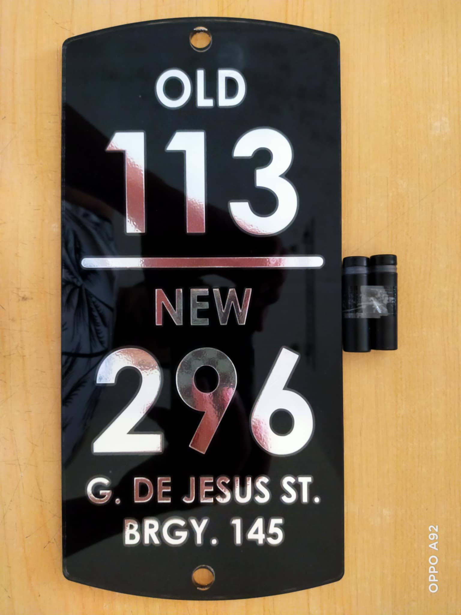 Personalized House Address Plate Blk Lot Signage Home Number Plate 5 ...