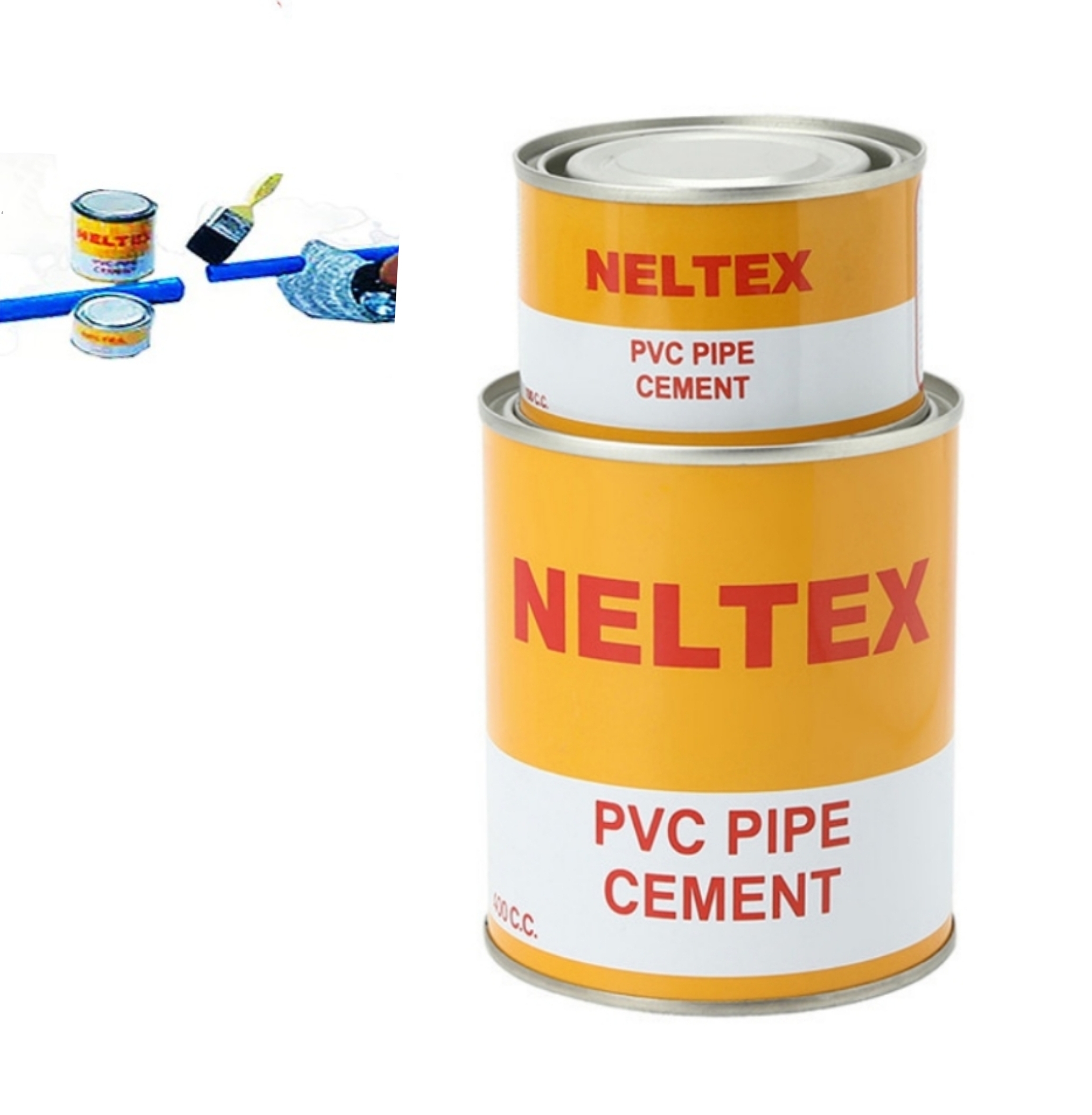 PVC Cement Solvent PVC Pipe Cement Solvent 100CC, 400CC | Shopee ...