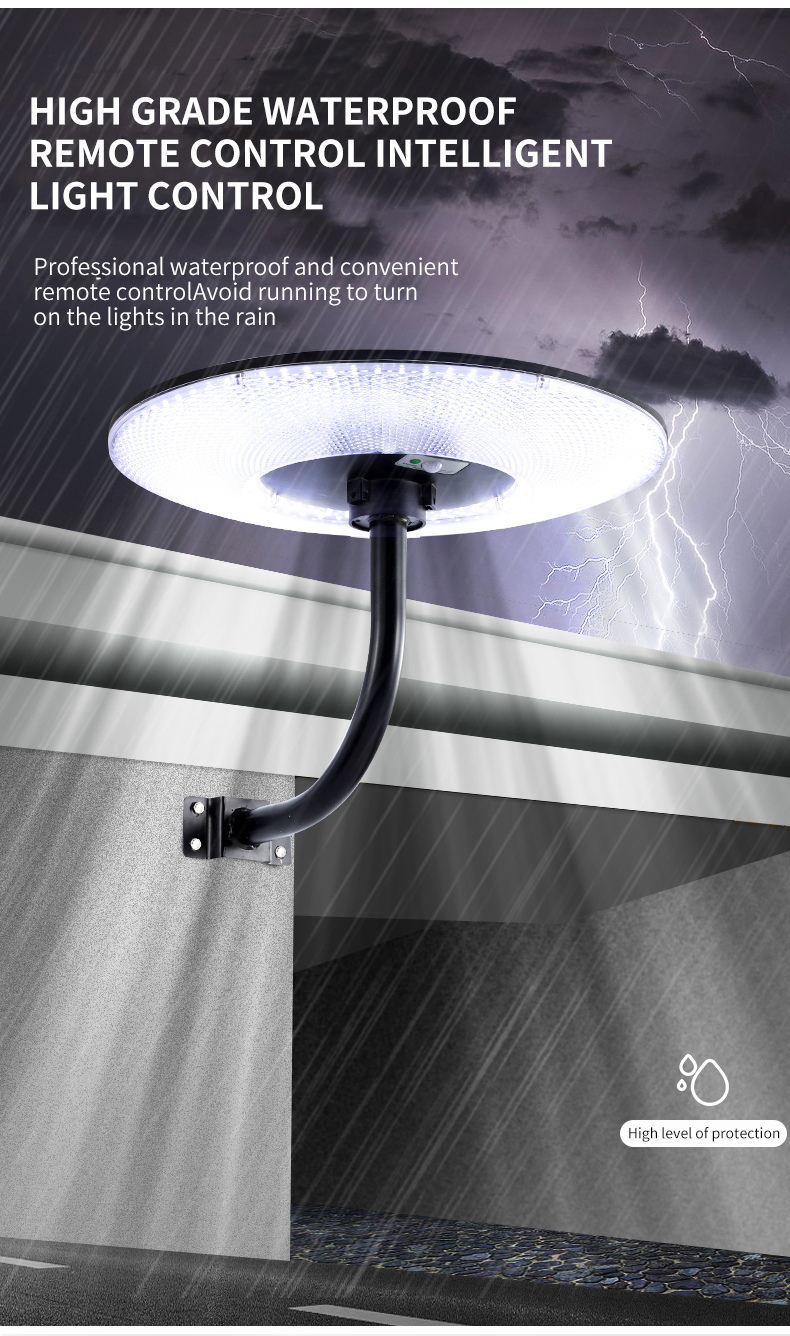 UFO solar street light outdoor waterproof IP67 solar light soalr garden light solar lamp with ...