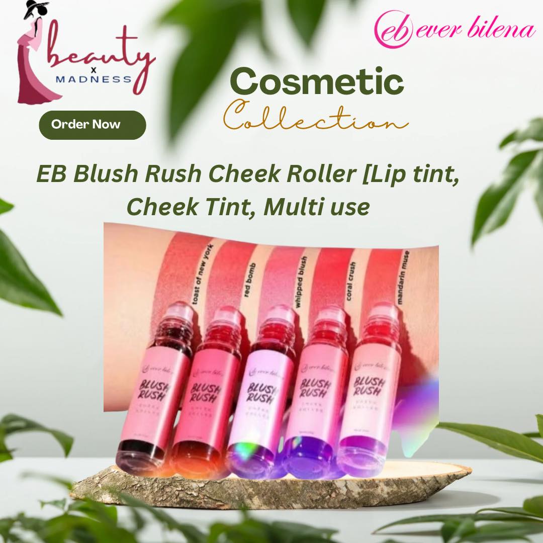EB Blush Rush Cheek Roller [Lip tint, Cheek Tint, Multi use, Makeup ...