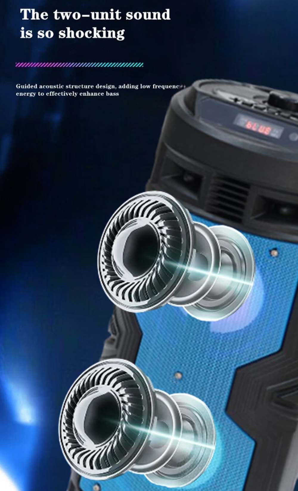 SK-1039/SK-1201 Hi-Fi Wireless Karaoke Bluetooth Speaker with USB/TF/FM Radio Function and Free ...