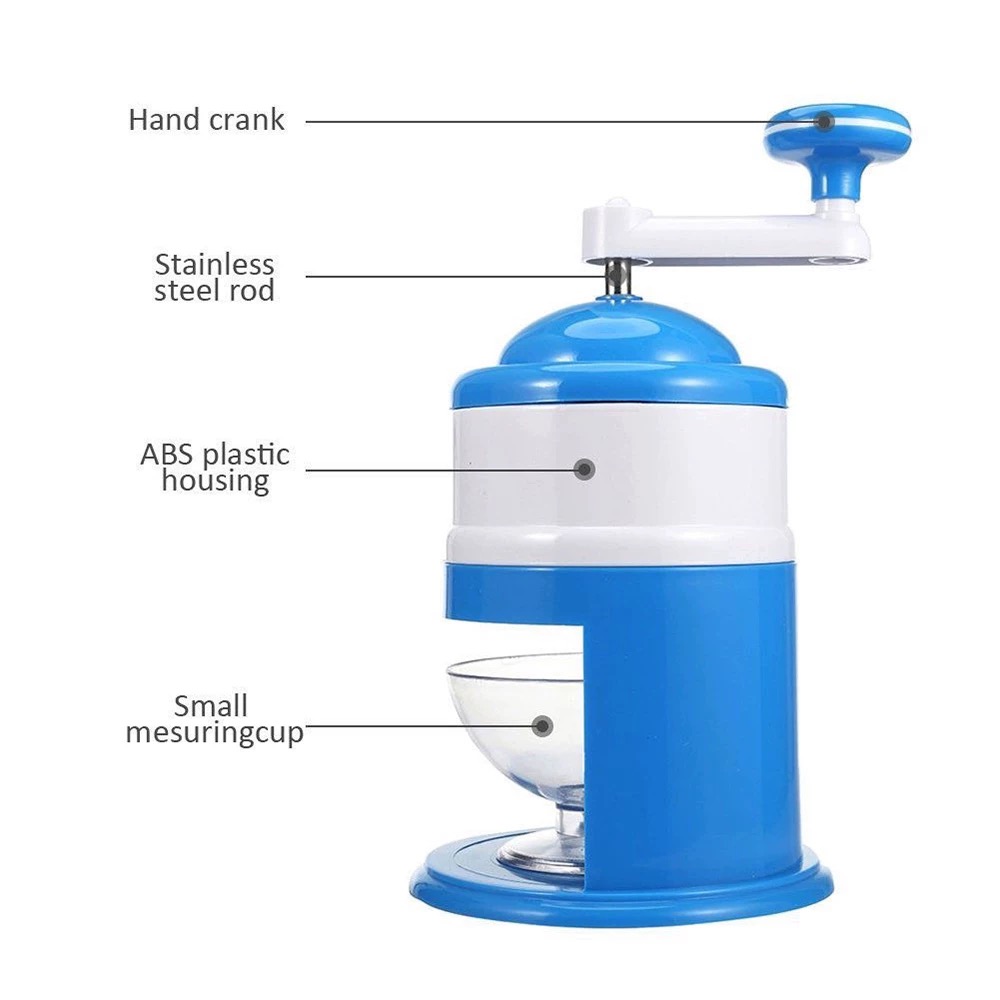 Manual Ice Shaver Machine Hand-operated Ice Crusher Small Ice Shaver ...