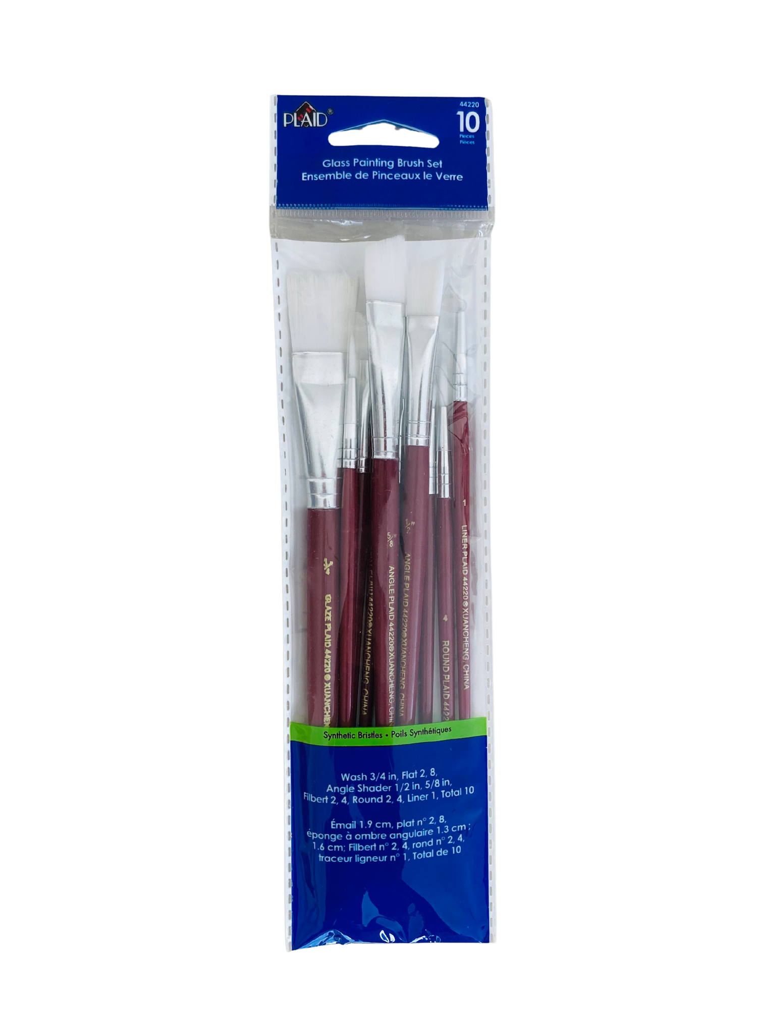 Plaid ® White Nylon Brush Set (10 pieces in each set) | Shopee Philippines
