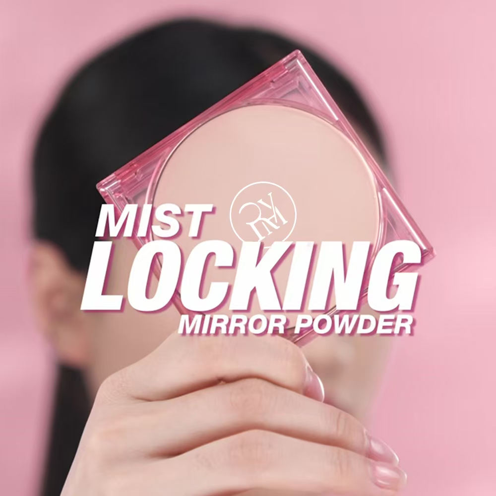 ROMANY Pink oil-control powder cake brightening and long-lasting touch ...