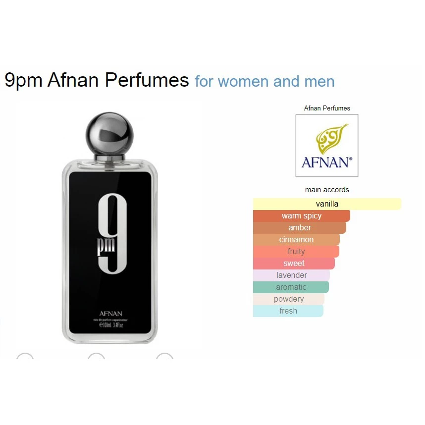 Afnan Perfumes for Men 9PM 100ML | Shopee Philippines