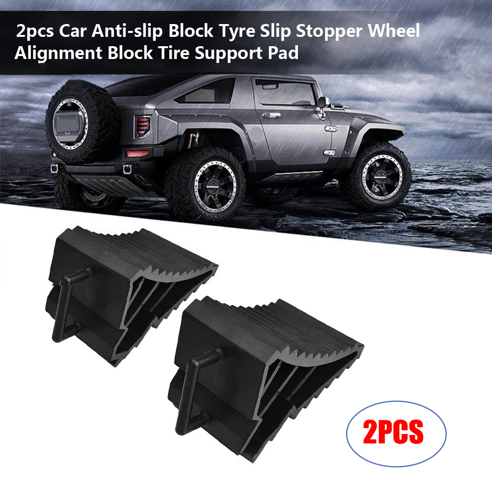 Sportias Car Truck Anti-slip Tire Stopper Portable Tire Positioner Tyre ...