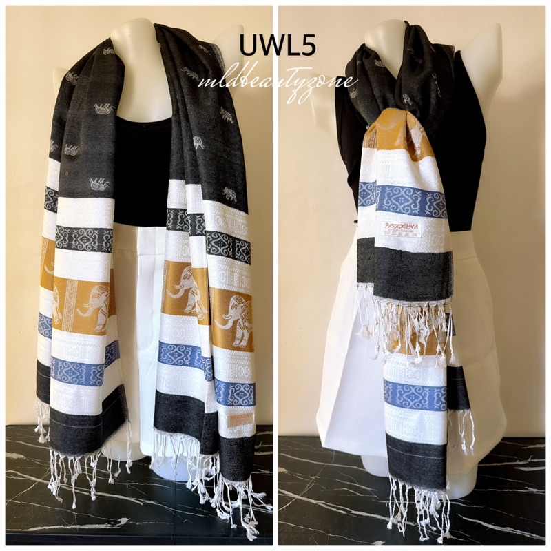 Original Thailand Shawl Pashmina/Scarf/Balabal No Button (Cashmere Wool ...