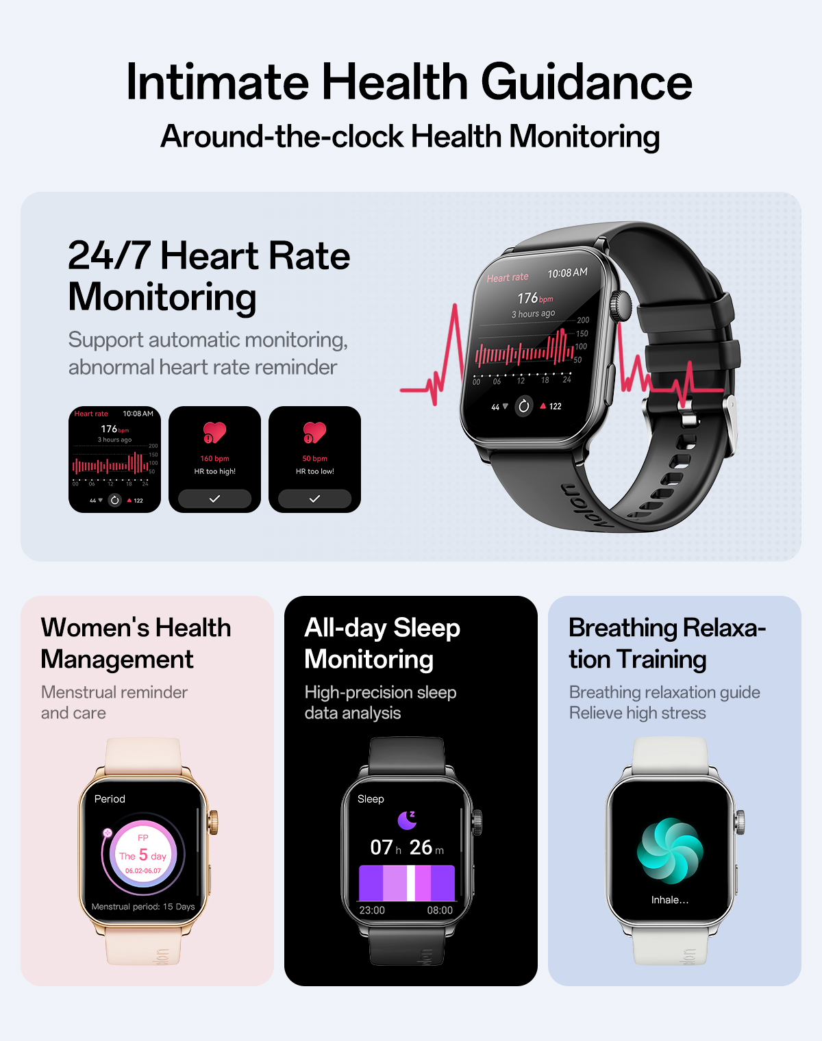 【New】Aolon GTS 3 Smart Watch 8.8mm Ultra-thin Amoled AOD 40mm Women's ...