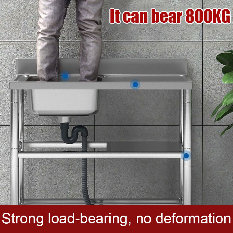 【COD】Lababo Stainless Complete Set Single Tank Wash basin Stainless ...