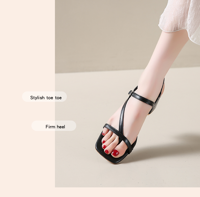 Venalisa 2 inch High Heel Sandals Women's Shoes Open toe Chunky heel ...
