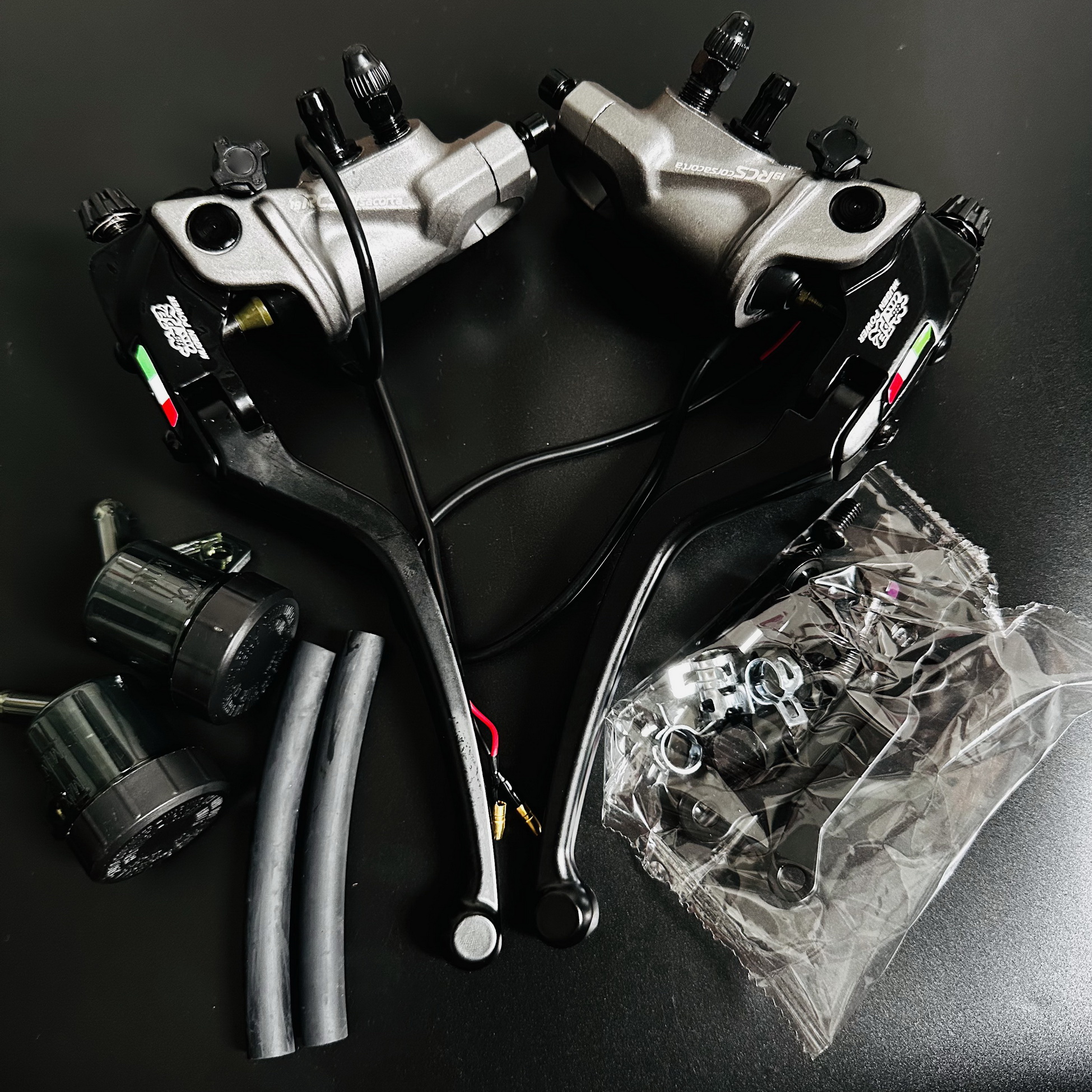 Dual Tank RCS19 Corsa Brake Master Universal (Black Series) Nmax/ ADV ...