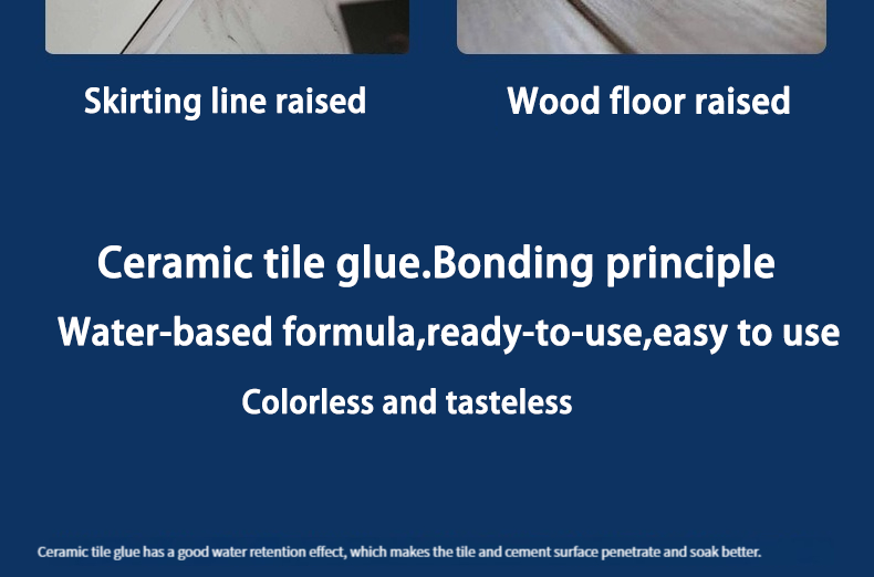 Fast-Curing Tile Adhesive Repair Glue - Anti-Crack Solution for Hollow ...