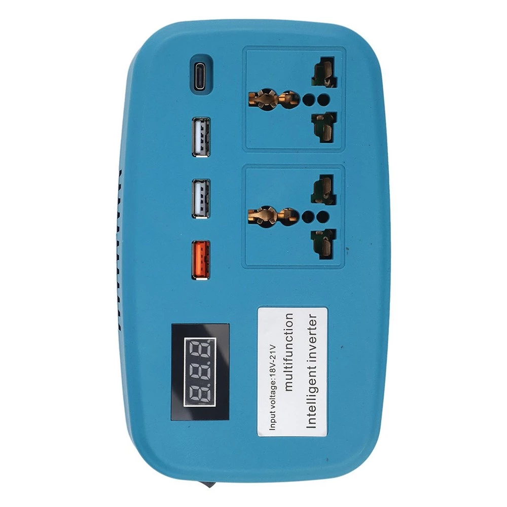 FM-P3 2 PORTS 220V + USB 21V Portable Mini Intelligent Inverter Power ...
