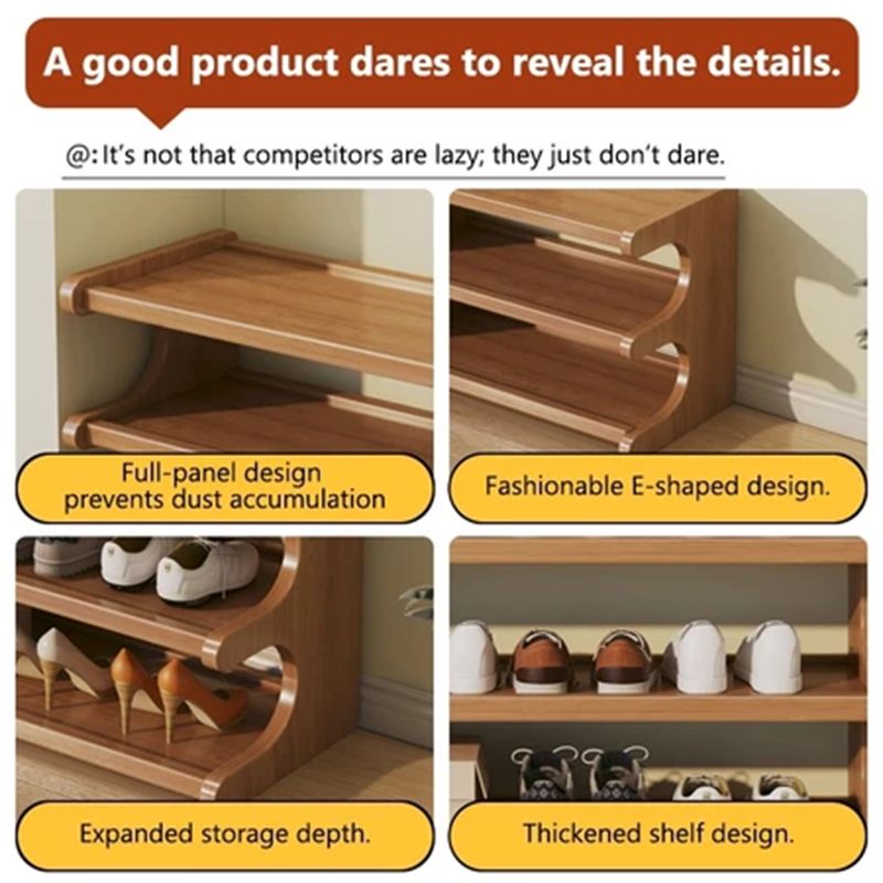 Shoe Rack Organizer Bamboo Wood Layers Over Shoes Bamboo Shoe Rack Wood ...