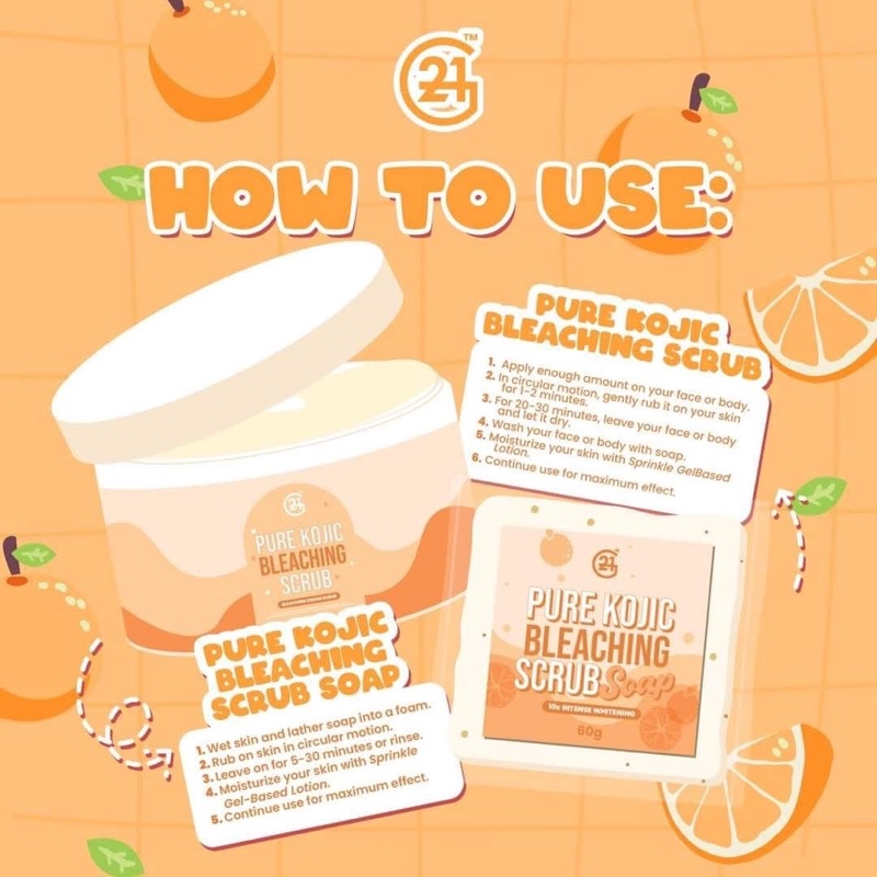 G21 Kojic Bleaching Scrub + Soap Combo | Shopee Philippines