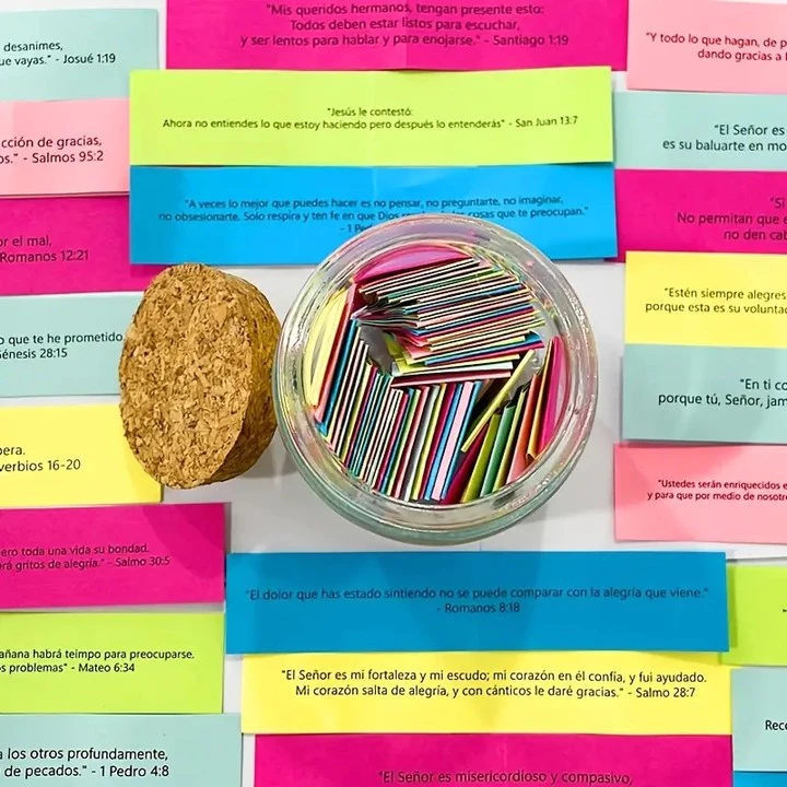 Colorful Bible Verse Cards Holy Jar Bible Verse Jar For Emotions ...