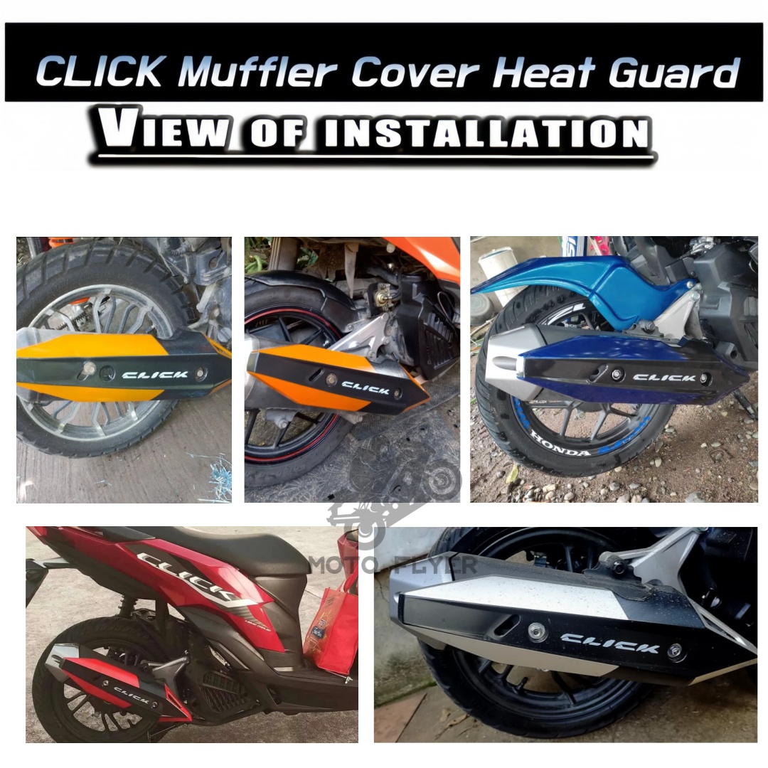Honda Click Heat Guard Muffler Protector V2 V3 150i 125i Multi color ...