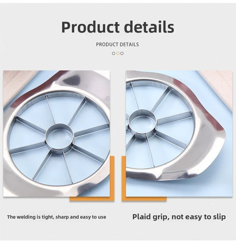 1Pcs Fruit Cutting Multi Functional Stainless Steel Apple Slicer ...