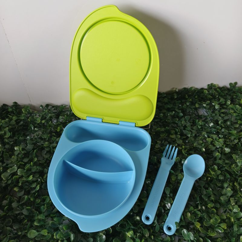 Tupperware Bento Lunchbox 400ml with Free Cutlery Set (100% Original ...