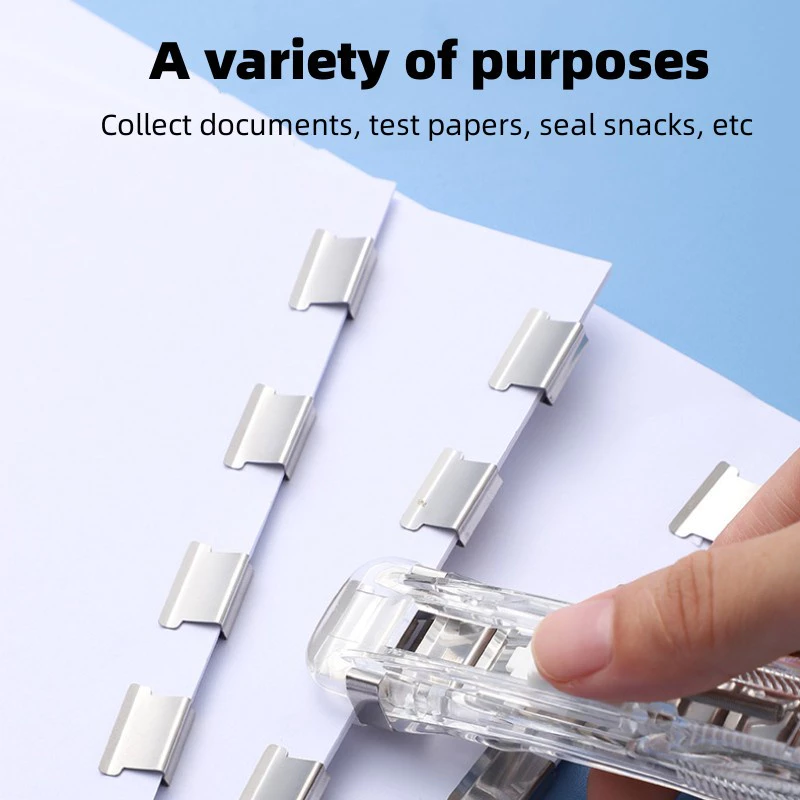 Portable Push Clamp Paper Binder Exam Paper Finishing Clip Reusable ...
