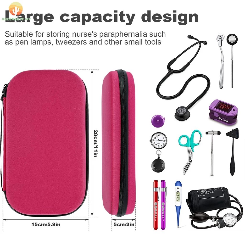 EVA Stethoscope Case Portable Multifunctional Carrying storage bag ...