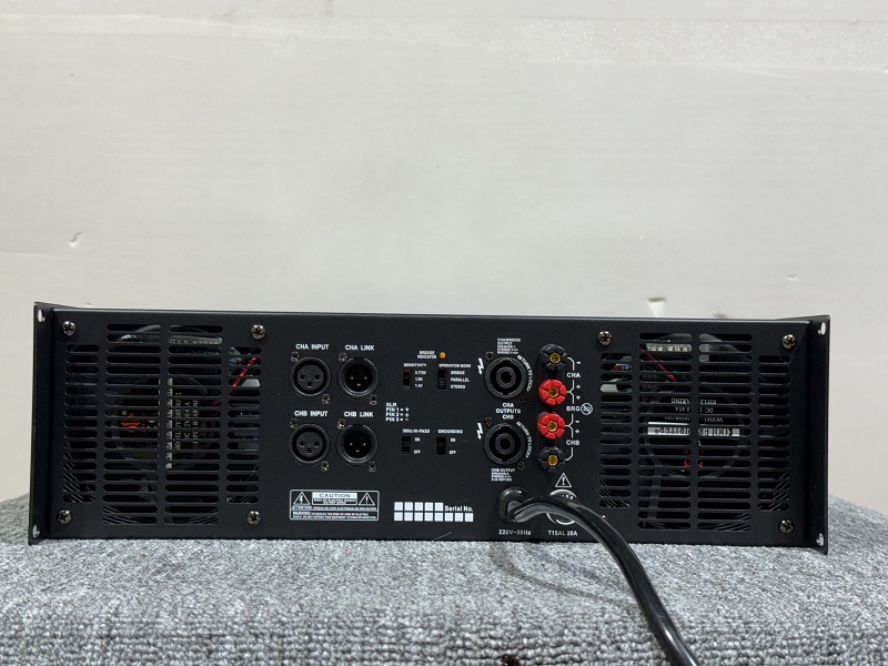 PADON CA68 Professional amplifier, two channels, 1800W high-power 8 ohms, audio amplifier ...