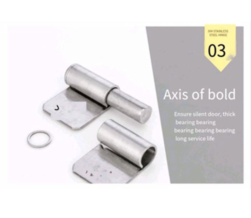 1pair/2pcs 304 Stainless Steel Wing Hinges Door Hinges Cylindrical ...