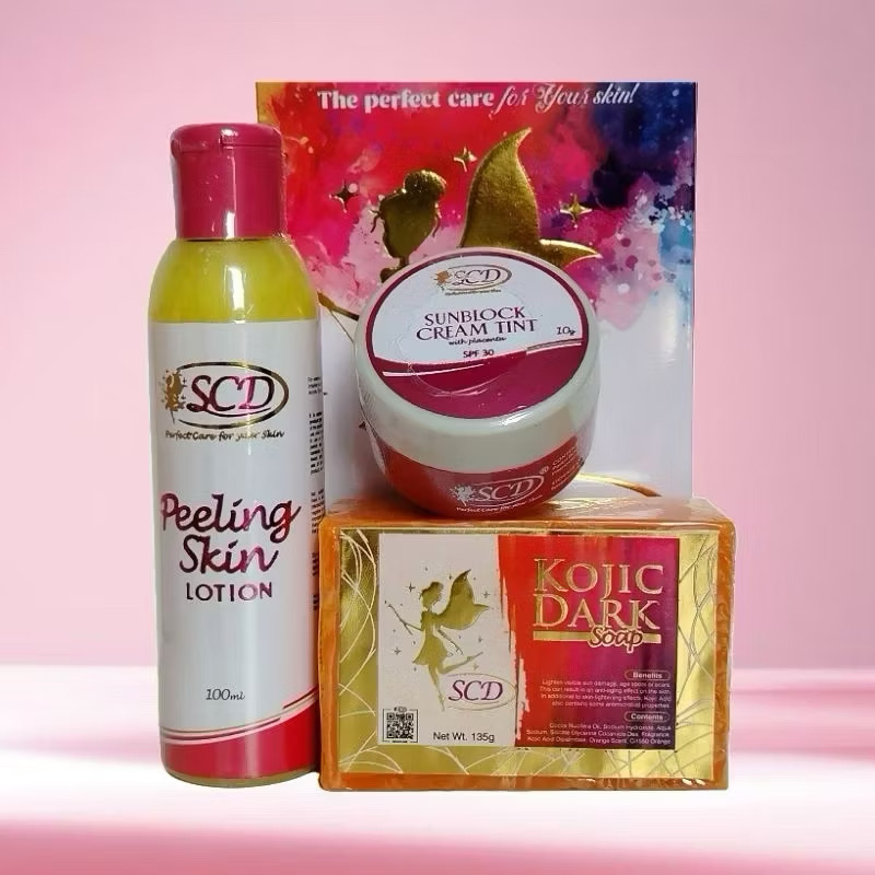 SCD PEELING SKIN LOTION SET BIG 100ML 3IN1 ORIGINAL | Shopee Philippines