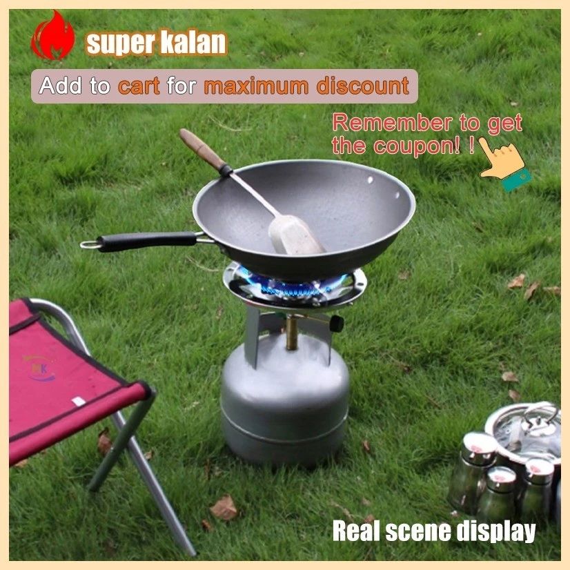 matibay Super Kalan Gas Stove Single Burner with Holes Portable outdoor ...