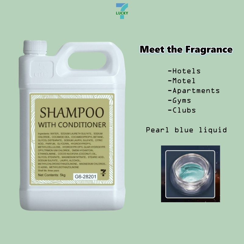 Hotel Hair Shampoo with Conditioner Hotel Body Wash 5KG Essential items ...