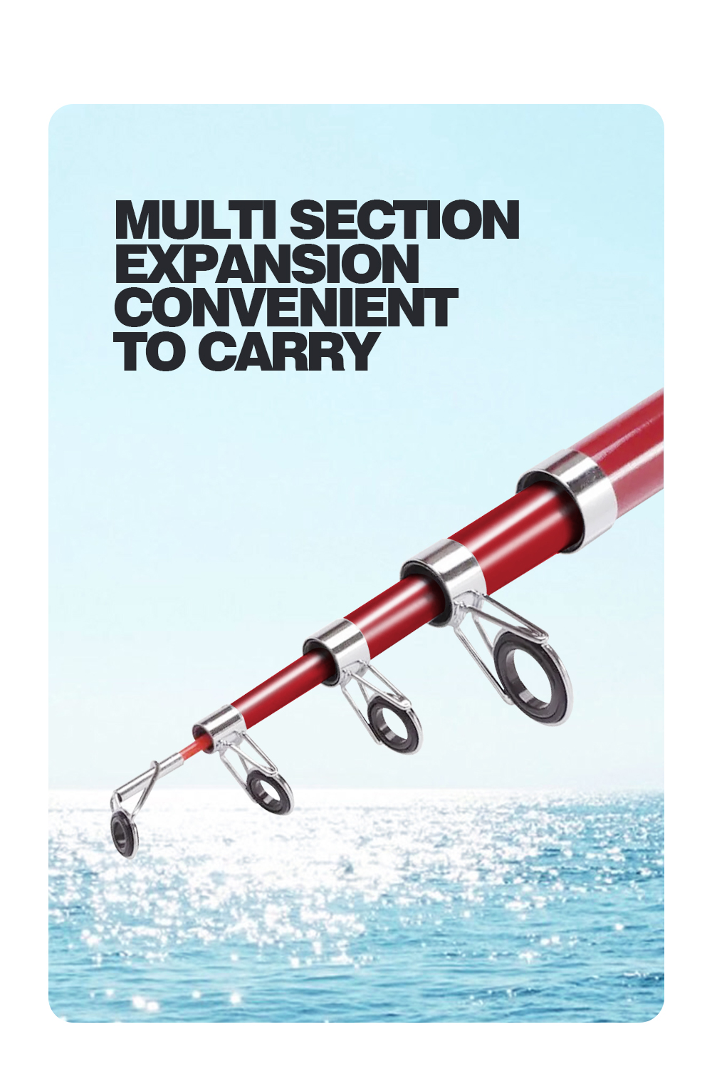 Fishing Rod Set Original Full Set Telescopic Fishing Rod Kit Set ...