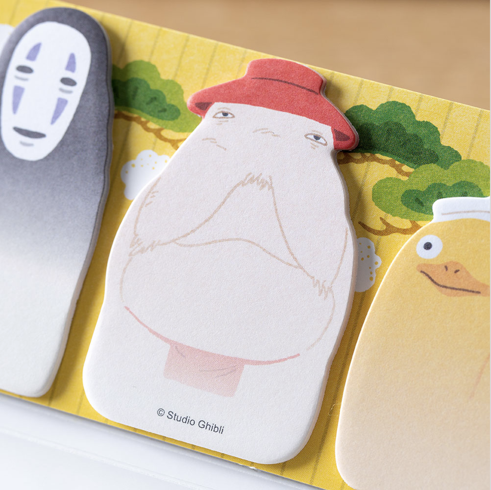 Studio Ghibli die cut sticky notes set My Neighbor Totoro Spirited Away ...