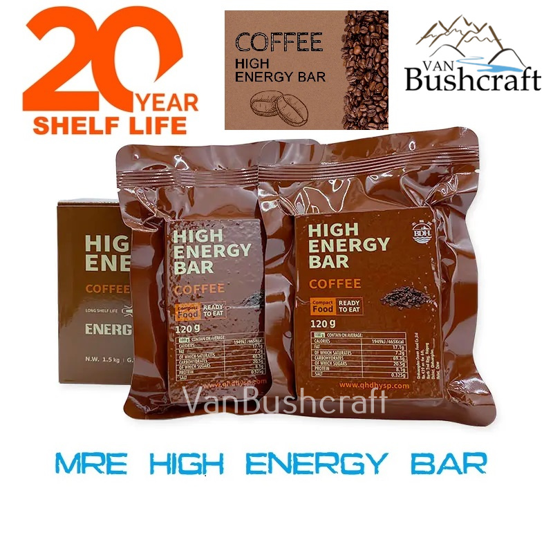 MRE High Energy Bar Biscuit 20 Years Shelf Life Emergency Food Rations Emergency Survival Food ...