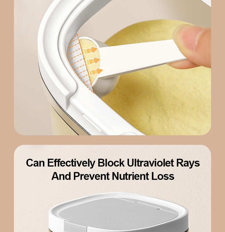 1800/1300/800ML Milk Storage Container Baby Milk Powder Airtight ...