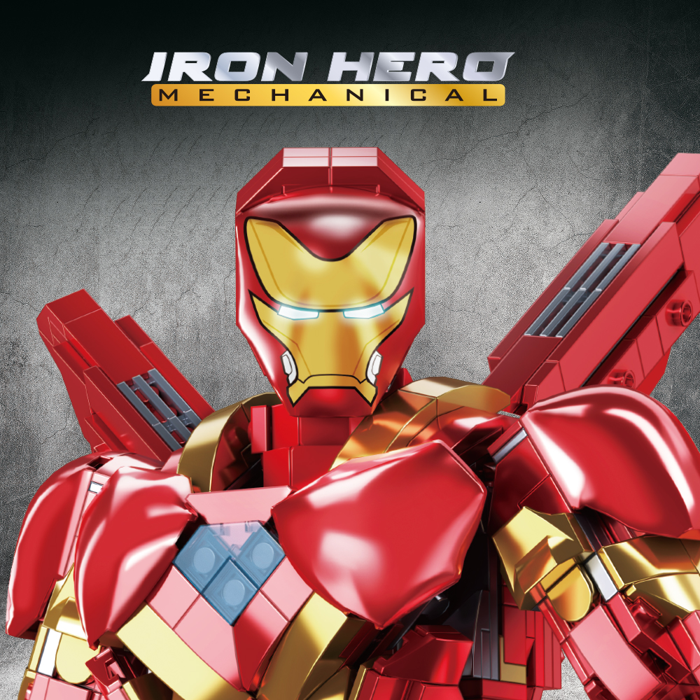 Iron Man compatible Building Blocks Model Man Figures Weapon Bricks ...