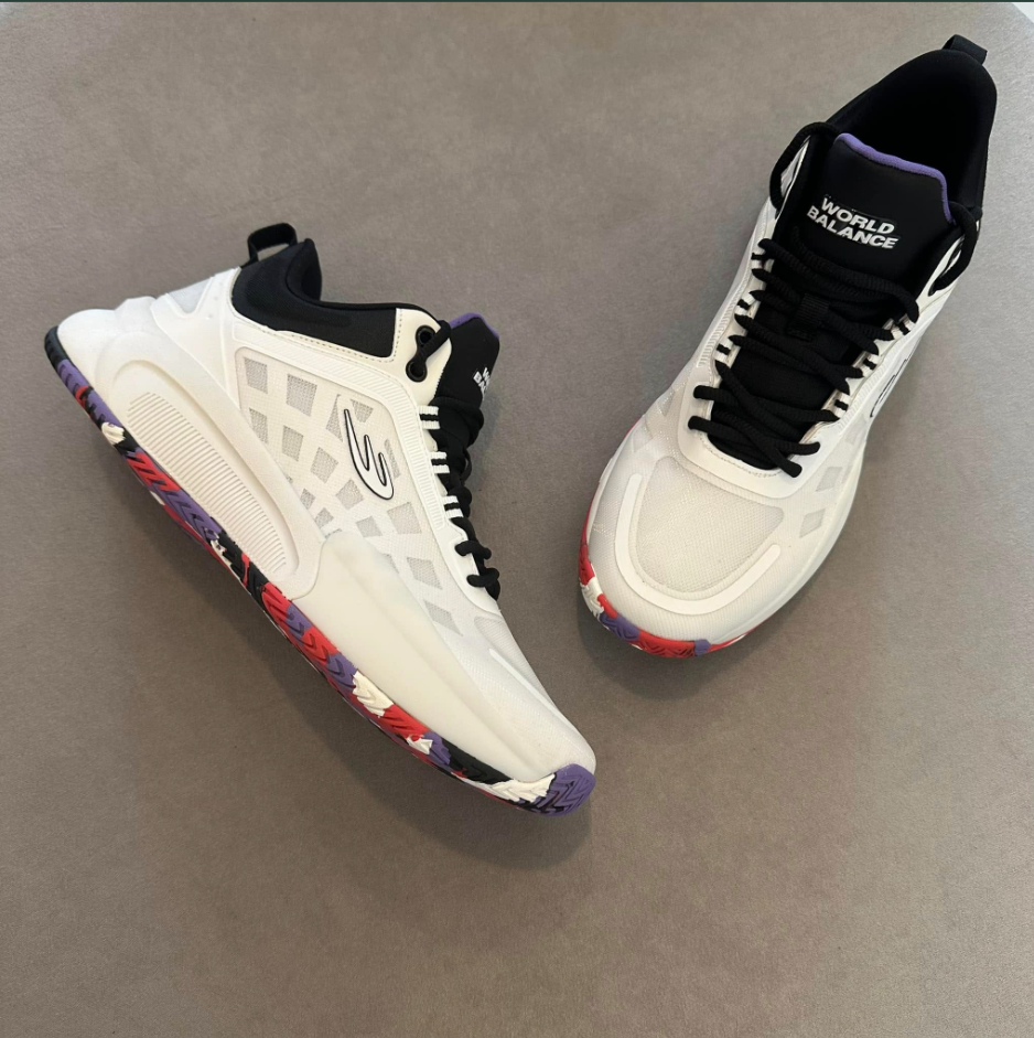 World Balance ASSERTIVE Men's Basketball Shoes - Breathable Mesh, EVA ...