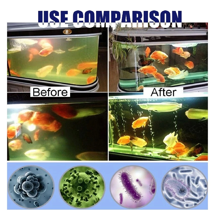 Water Purification Tablet for Fish Tank Clear Water Fish Tank Aquarium ...