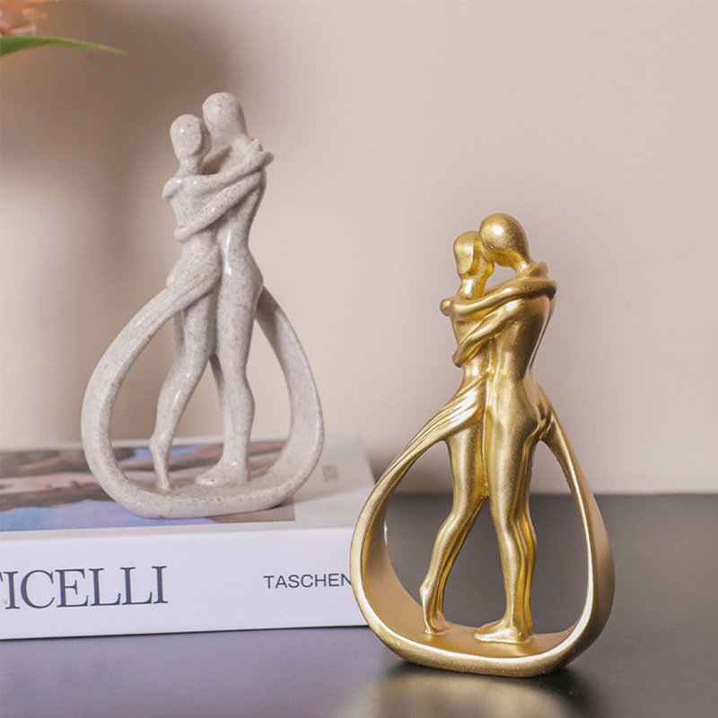 Couple Hug Statue Modern Art Intimate lover Hug decoration Home ...